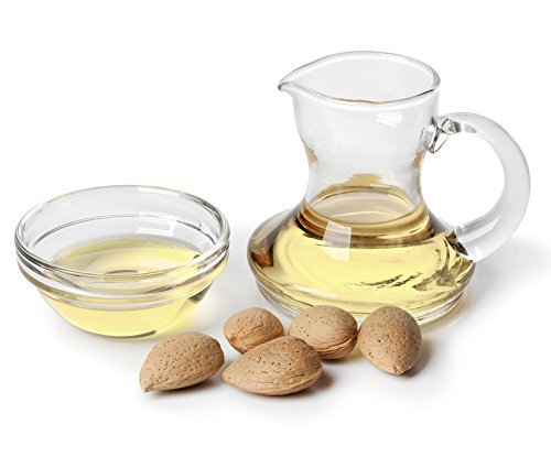 Molivera Organics Sweet Almond Oil 16 fl oz. 100% Pure and Natural, Cold Pressed Moisturizer for Skin and Hair