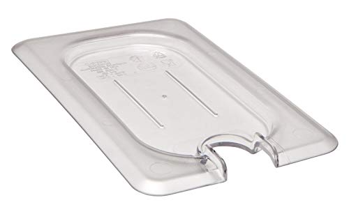 Food Pan Lid 1/9 Camwear Flat Notched Cover Clear