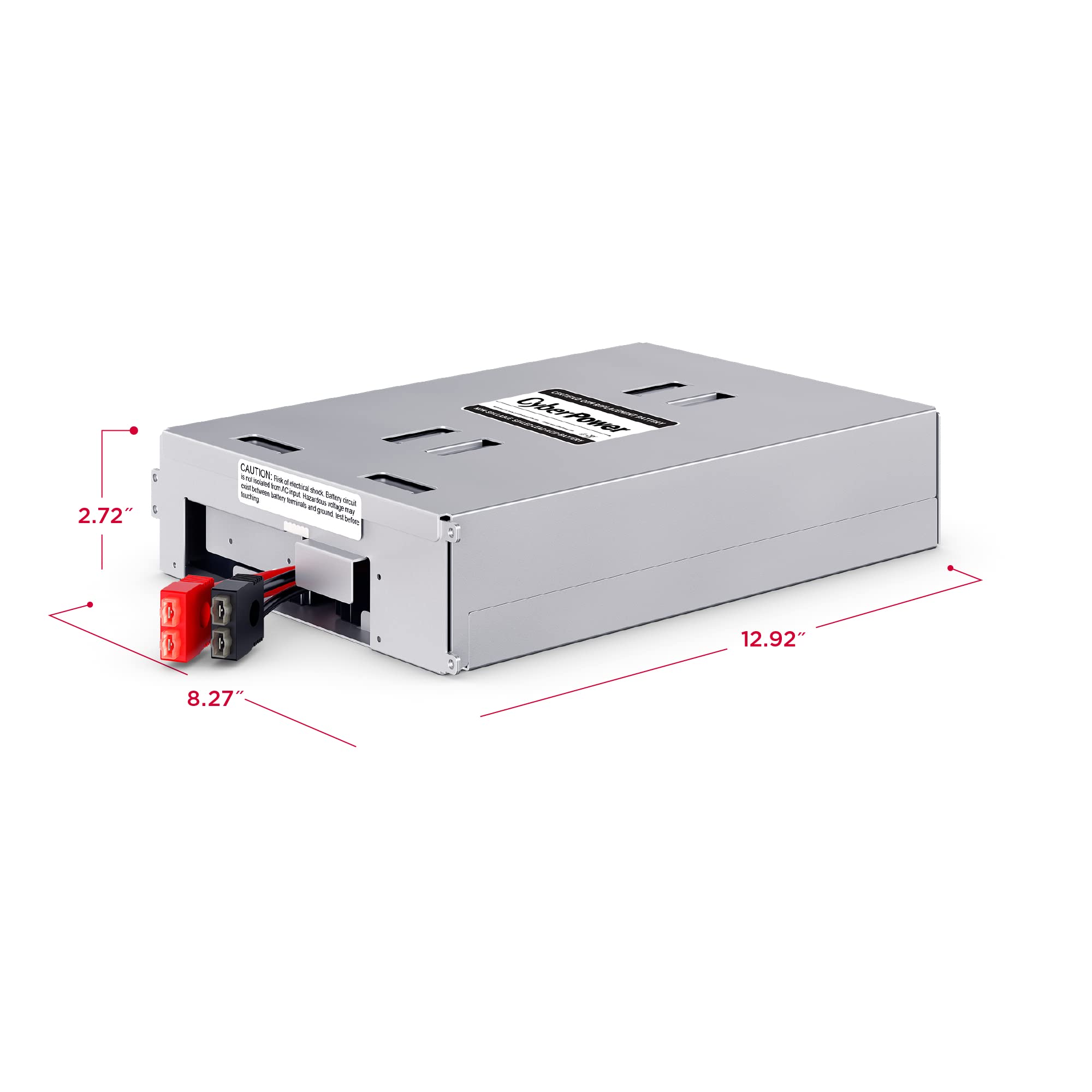 CyberPower RB1270X4 UPS Replacement Battery Cartridge, Maintenance-Free, User Installable, 12/7Ah