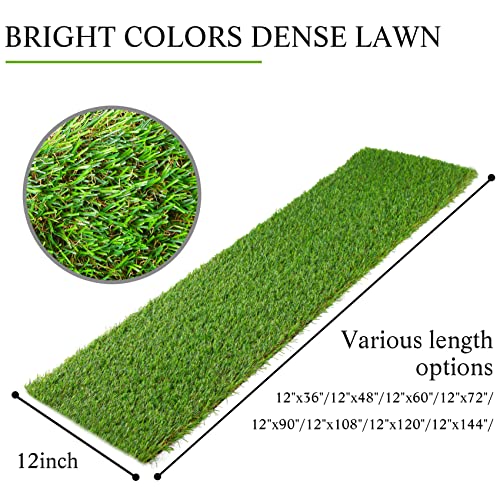GLOBREEN Artificial Grass Table Runner Decorations for Party, Wedding, Birthday, Baby Shower, Sport Theme, 12" x 36"