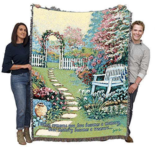 Pure Country Weavers When Someone You Love Becomes A Memory 2 Blanket by Joseph Lee - Sympathy Bereavement Gift Tapestry Throw Woven from Cotton - Made in The USA (72x54)