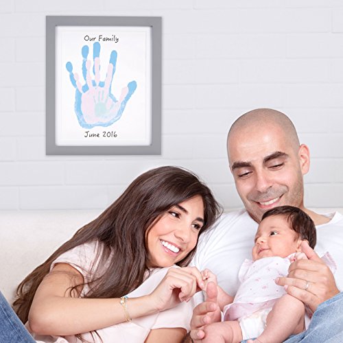 Pearhead DIY Handprint Frame and Paint Kit, Family Craft Night Ideas, DIY Gifts