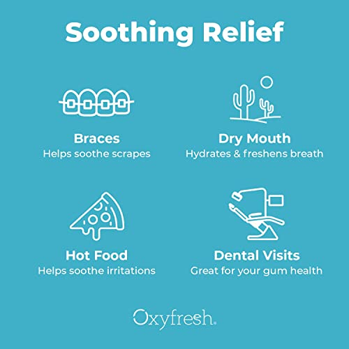 Oxyfresh Premium Pro Relief Dental Gel with Zinc –Infused with Aloe Vera, Chamomile and Xylitol – Dentist Recommended to Help Soothe Gum Tissue. 4 oz.