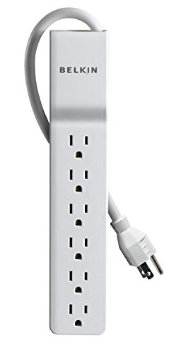 Belkin BE106000 6-Outlet Commercial Power Strip Surge Protector with 10-Foot Power Cord, 700 Joules (BE106000-10)