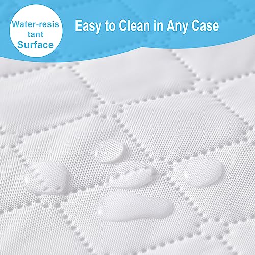 Mecc Ecoh Diaper Changing Pad with Liners - Comfortable & Protective Changing Table Pad with Waterproof Surface & Non-Skid Bottom, 16"x32"