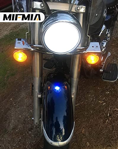 MIFMIA H4 LED Headlight Bulb Motorcycle, 500% Brighter 9003 LED Headlight Bulb Hi/Lo Beam 6000K White, Plug and Play Replacement, Pack of 1