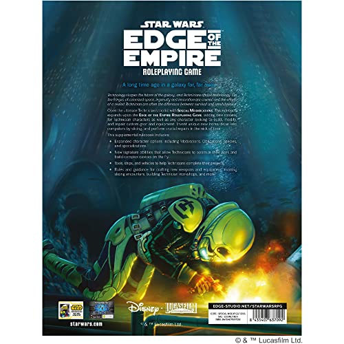 EDGE Studio Star Wars Edge of The Empire Special Modifications SOURCEBOOK | Roleplaying Game | Strategy Game for Adults and Kids | Ages 10+ | 3-5 Players | Avg. Playtime 1 Hour | Made