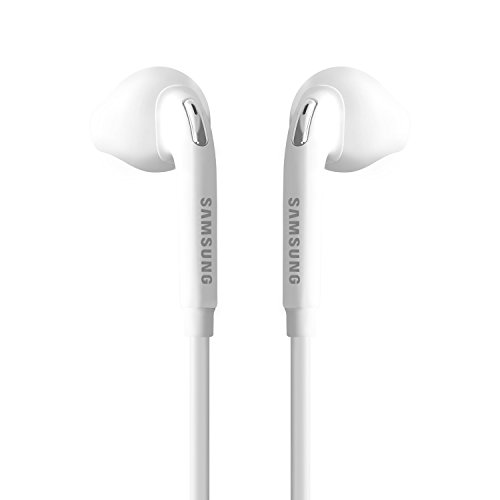 Samsung 3.5mm Earbud Stereo Quality Headphones for Galaxy S6 / S6 Edge EO-EG920LW - Comes with Extra Eal Gels!