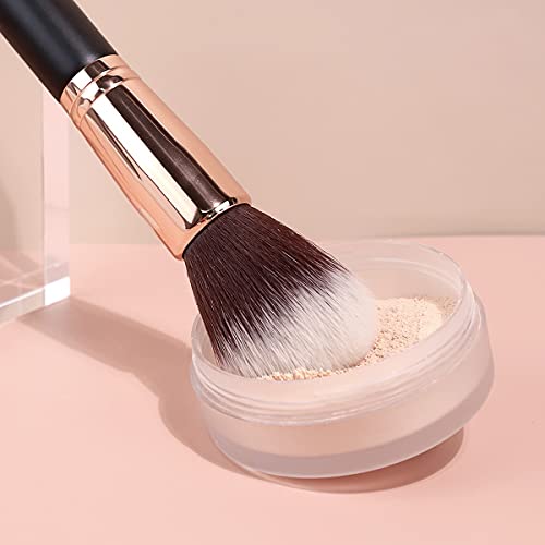 SIXPLUS Makeup Brushes Cosmetics Professional Essential 11-Piece Royal Golden Make Up Brush Set Kits with Makeup Bag and Pouch(Golden)