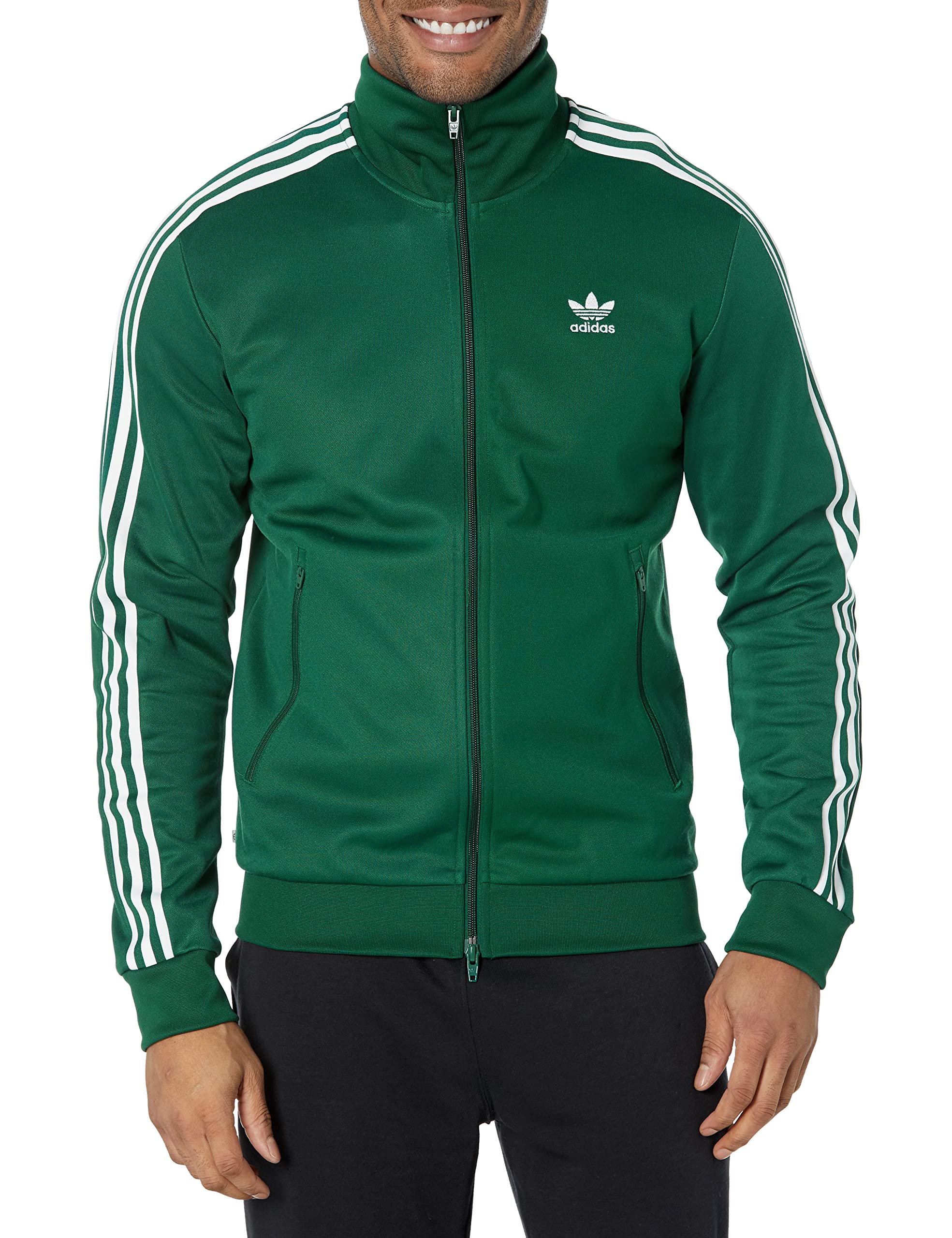 adidas Men's Adicolor Classics Beckenbauer Track Top, Dark Green, Medium