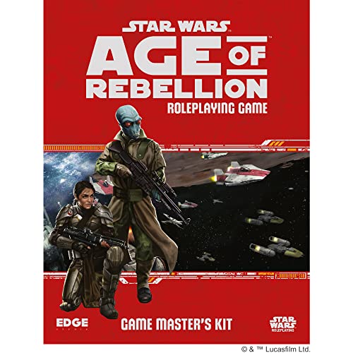 EDGE Studio Star Wars Age of Rebellion Game Master's Kit | Roleplaying Game | Strategy Game for Adults and Kids | Ages 10+ | 2-8 Players | Average Playtime 1 Hour | Made