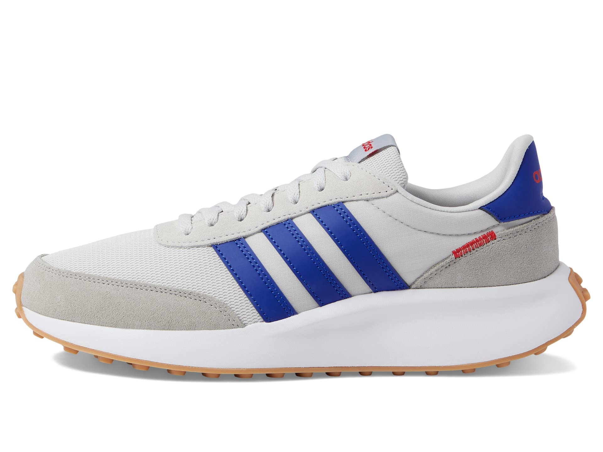 adidas Run 70s Grey/Lucid Blue/Better Scarlet 8.5 D (M)