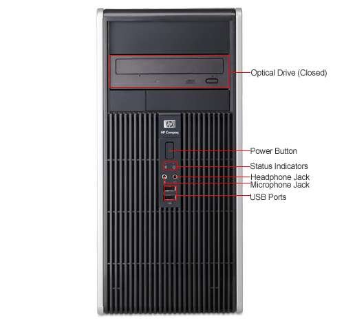 HP Compaq dc5700 Core 2 Duo 80GB HDD Desktop PC