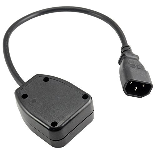 PDU/UPS Power Extension Cable,Quality UPS Power Cable IEC320 C14 Male Plug to UK 13A Female Socket BS1363
