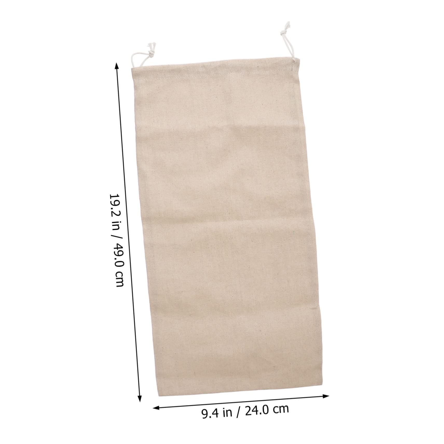 Anneome 3 Pcs Bread Bag Linen Loaf Bags Muslin Storage Bread Pouch Bag for Bread Tortoise Ornament Canvas Storage Bag Bread Loaf Bags Cookie Bag Drawstring Cotton Storage Bags