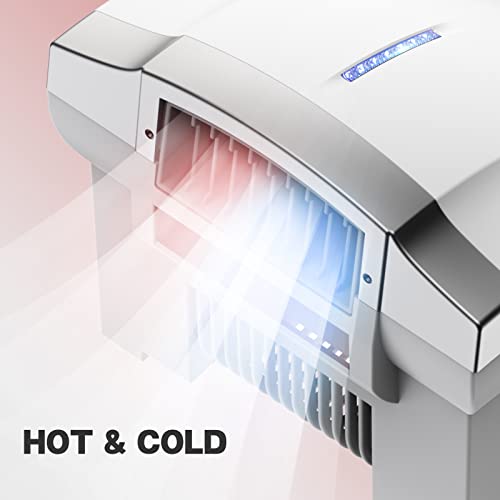 interhasa! Commercial Hand Dryer, Automatic Electric Hand Dryer 1800W High Speed Hand Dryer for Commercial and Household Noise Reduction (White)