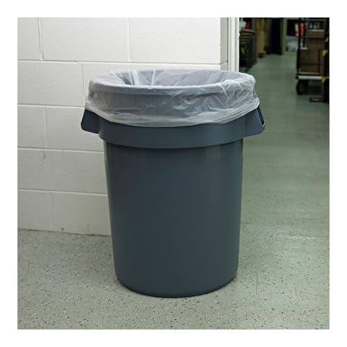 Boardwalk V7658HNKR01 38 in. x 58 in. 60 gal. 14 microns High-Density Can Liners - Natural (200/Carton)