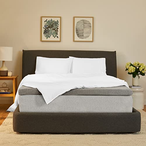 Casper Comfy Mattress Topper, 3-inch, California King, Gray