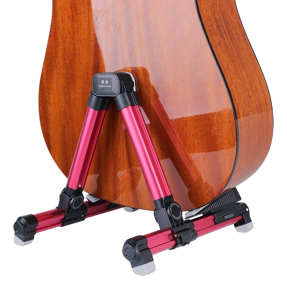 ENO Music Folding Acoustic Guitar Stand, Suitable for Electric Guitars, Bass Guitars