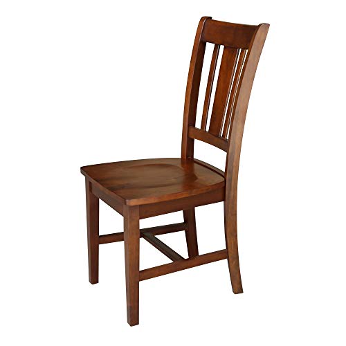 International Concepts San Remo Splat Back Chair, Espresso