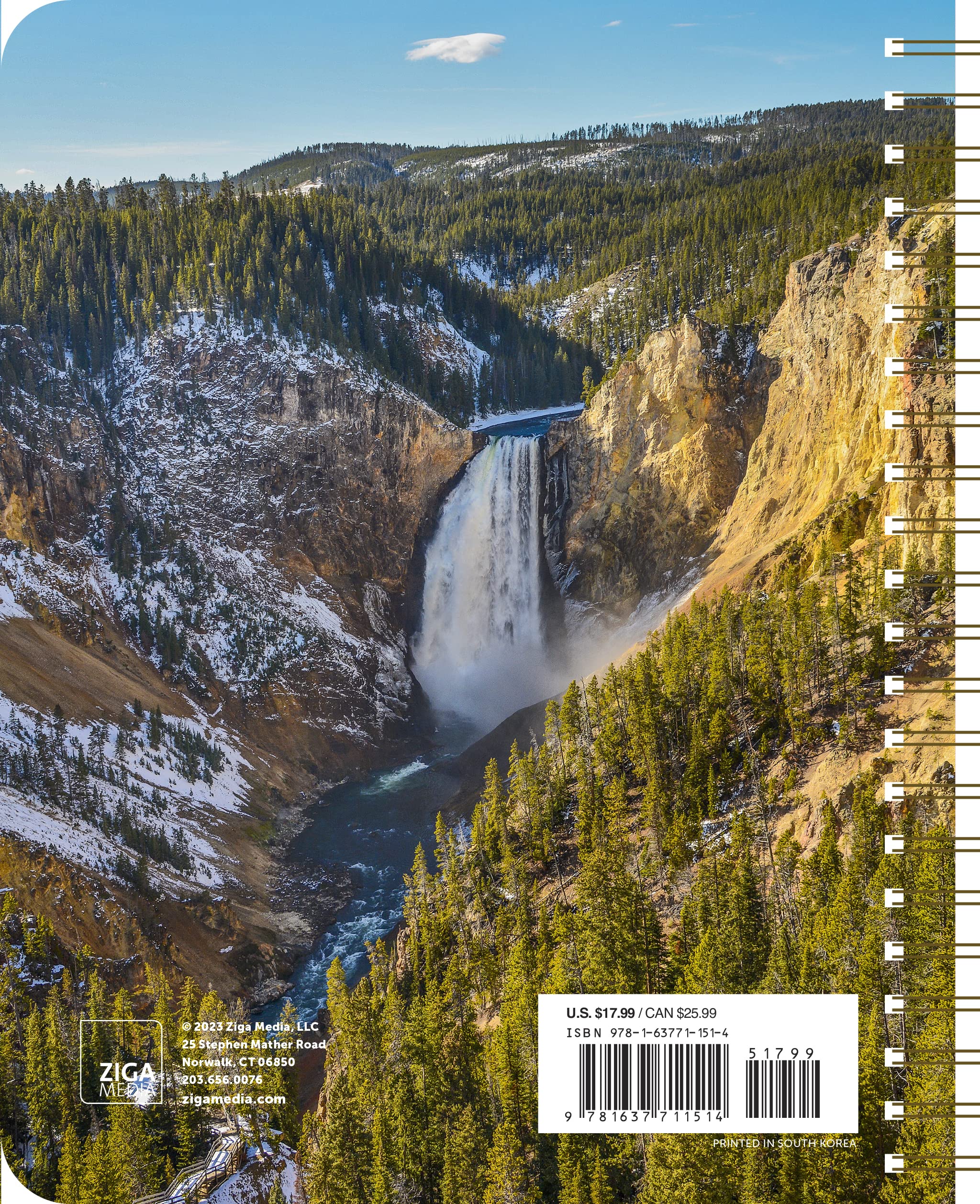 America's National Parks Weekly Engagement Calendar 2024, Planner 6.5" x 8.5" Spiral Bound