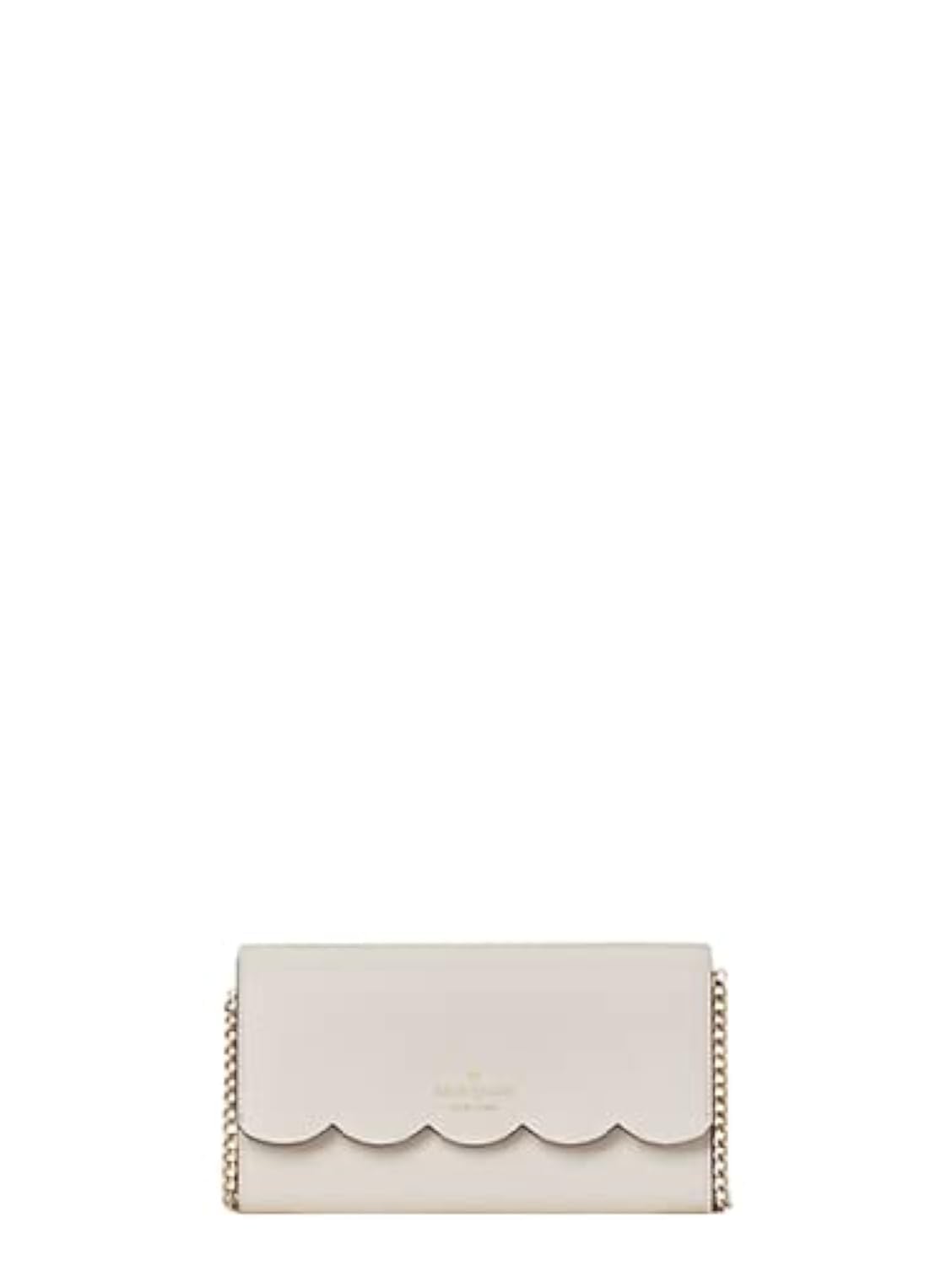 Kate Spade New York Gemma Wallet on a Chain Shoulder Bag (Parchment)
