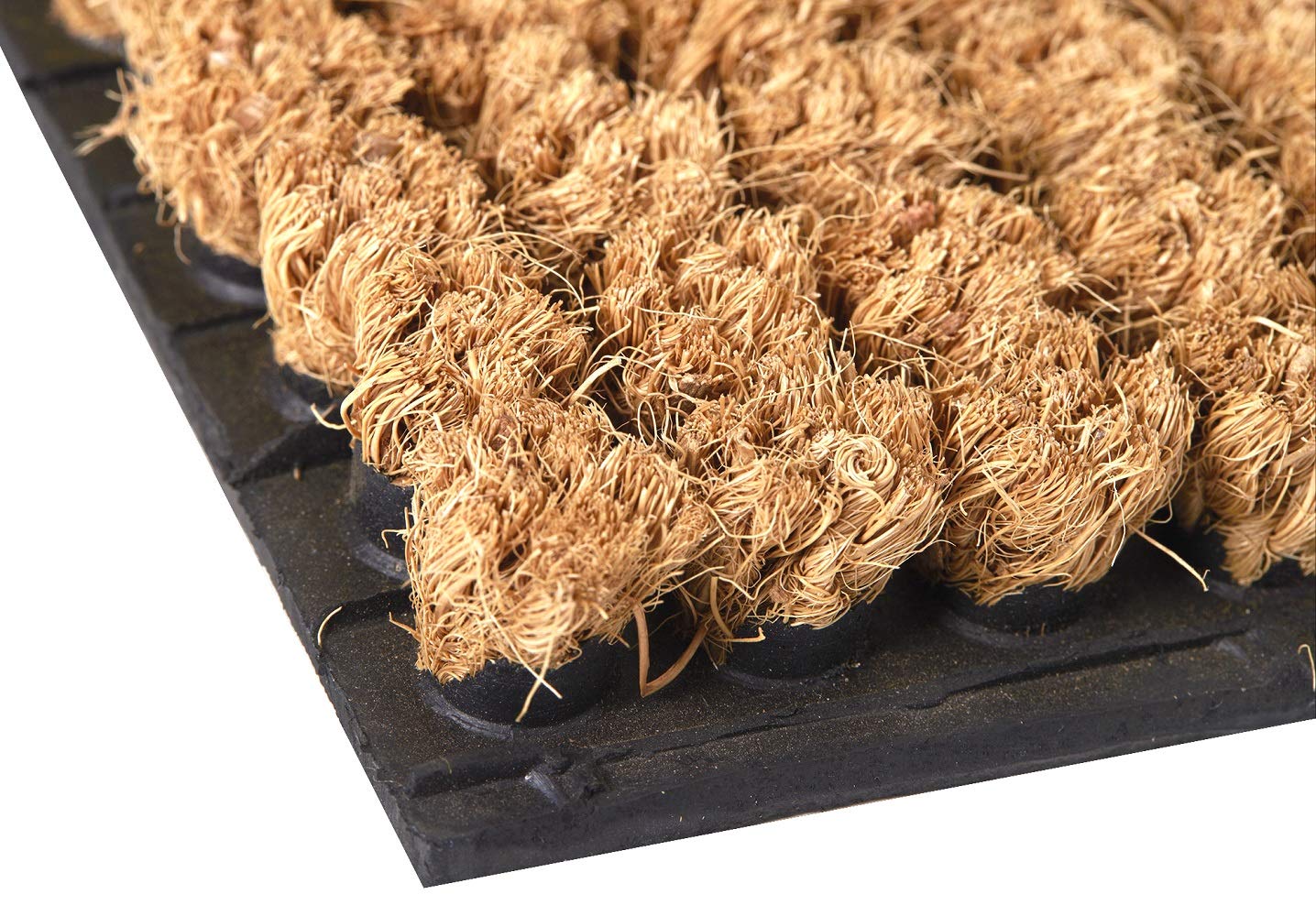 Envelor Home and Garden Coco Coir Cluster Outdoor Welcome Doormat 18 x 30 Inches Entrance Doormat