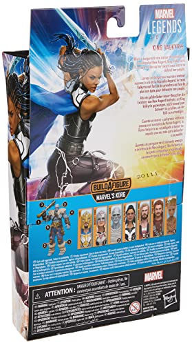 Marvel Legends Series Thor: Love and Thunder King Valkyrie Action Figure 6-inch Collectible Toy,1 Accessory,2 Build-A-Figure Parts