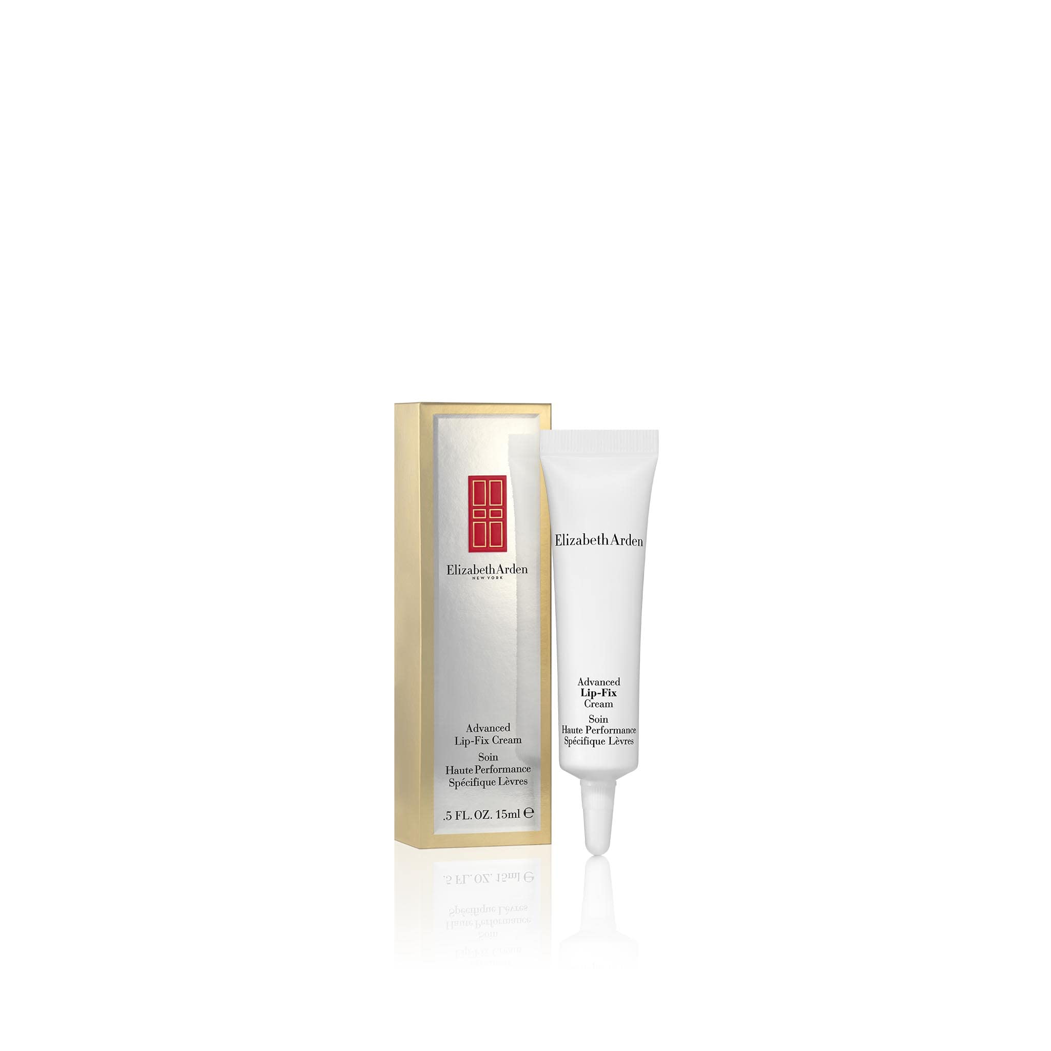 Elizabeth Arden Advanced Lip Fix Cream, Moisturizing Treatment, Minimizes Lipstick Bleeding and Feathering, Helps Soften the Appearance of Vertical Dry Lines, Fragrance-Free, 0.5 fl oz