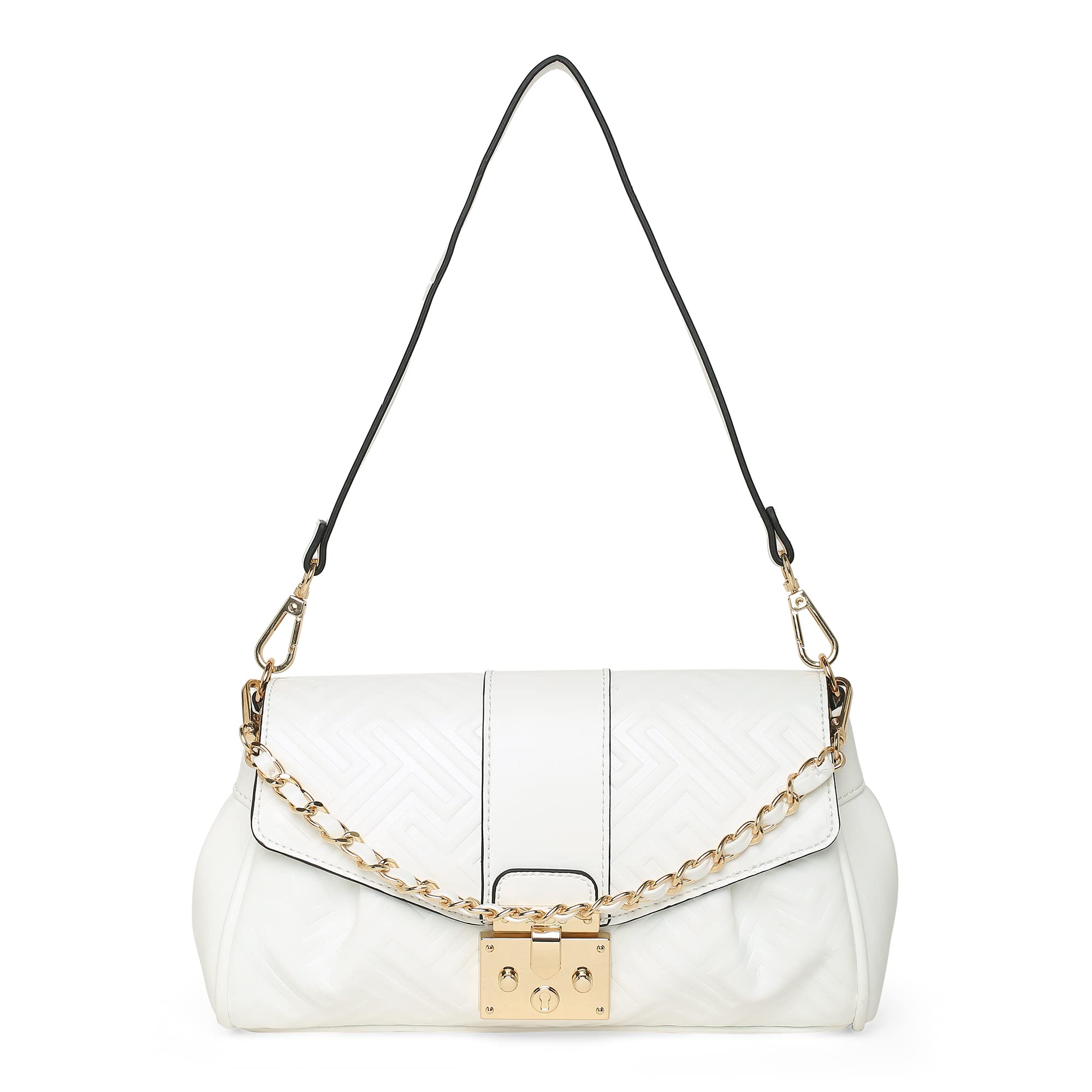 ALDO Women's Alaennor Shoulder Bag, White