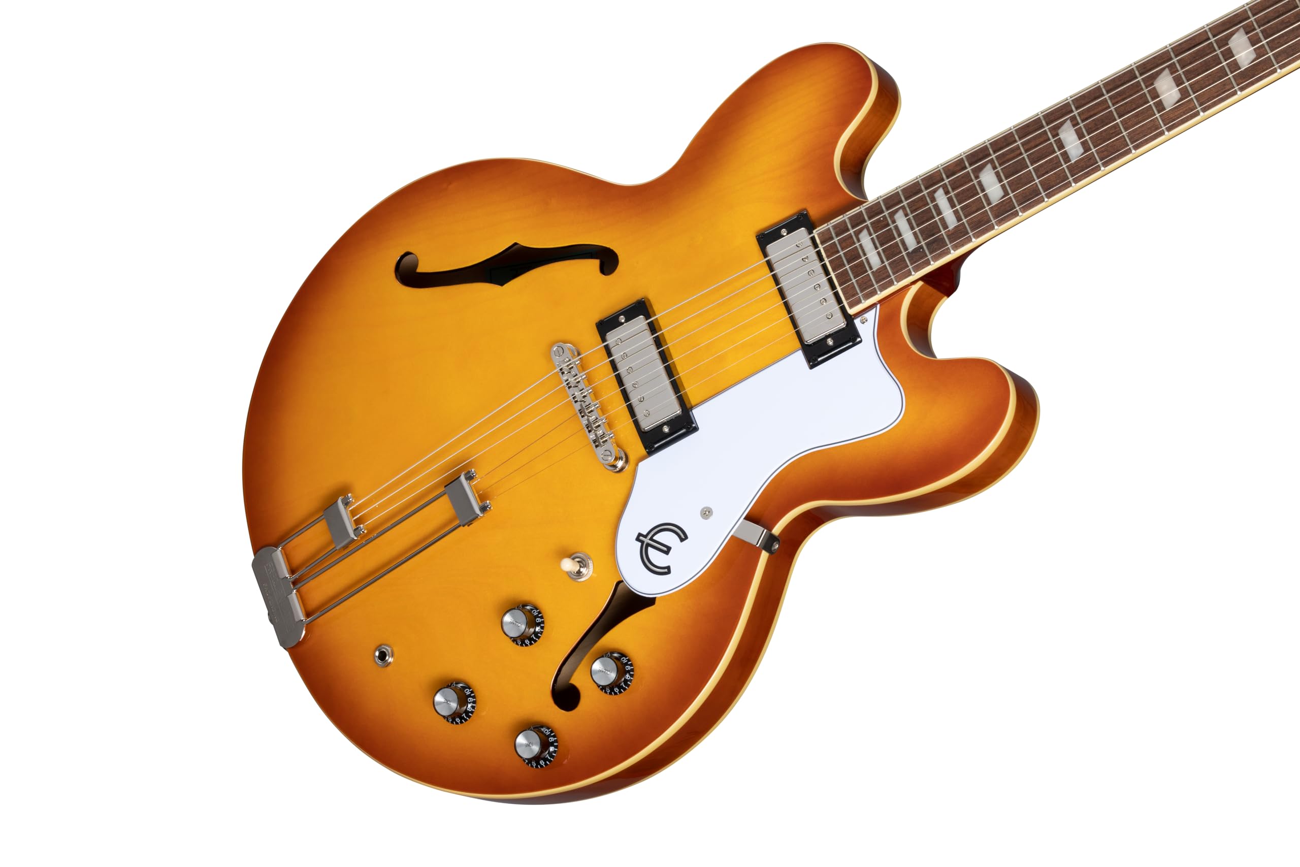 Epiphone Riviera Semi Hollowbody Archtop, Royal Tan