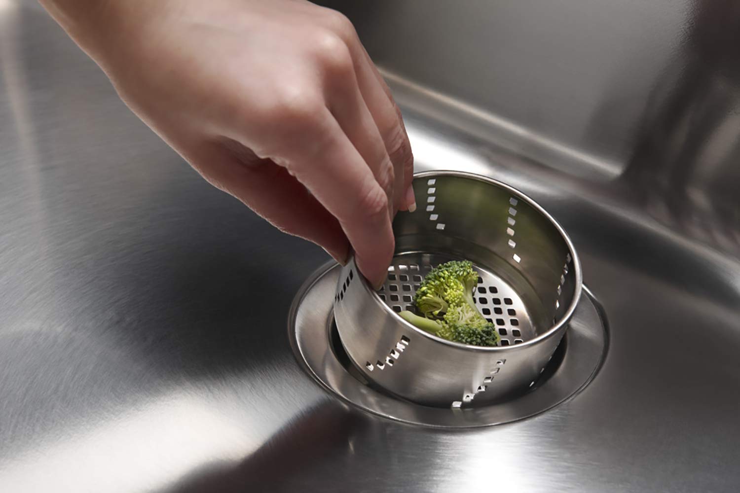 BLANCO, Stainless 441232 3-in-1 Kitchen Drain Disposal Flange