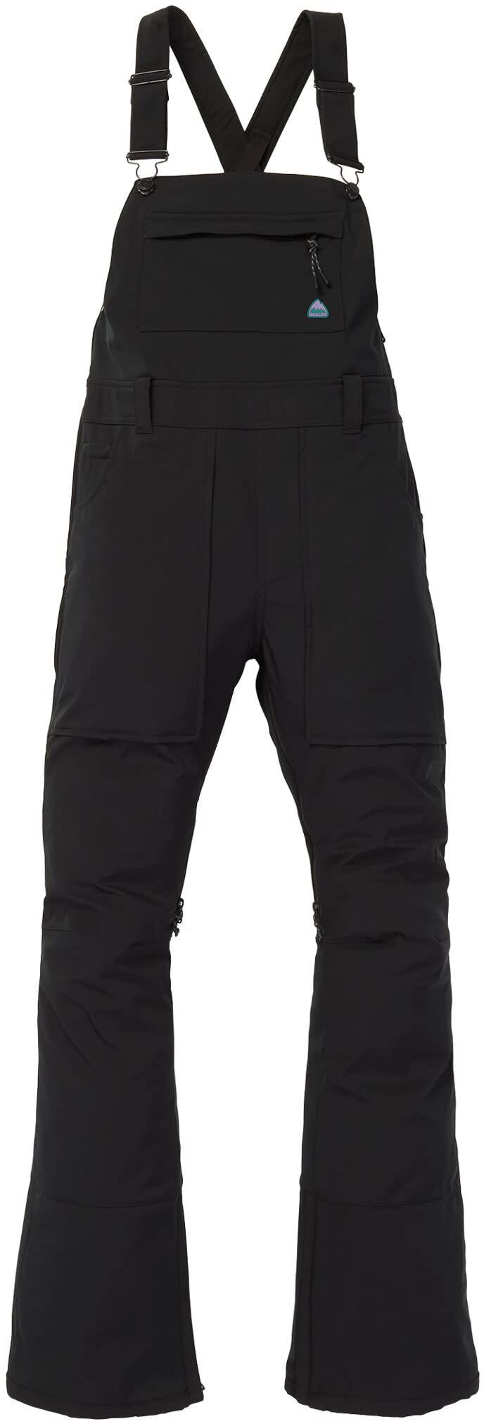 Burton Womens Avalon Bib Softshell, True Black, Small