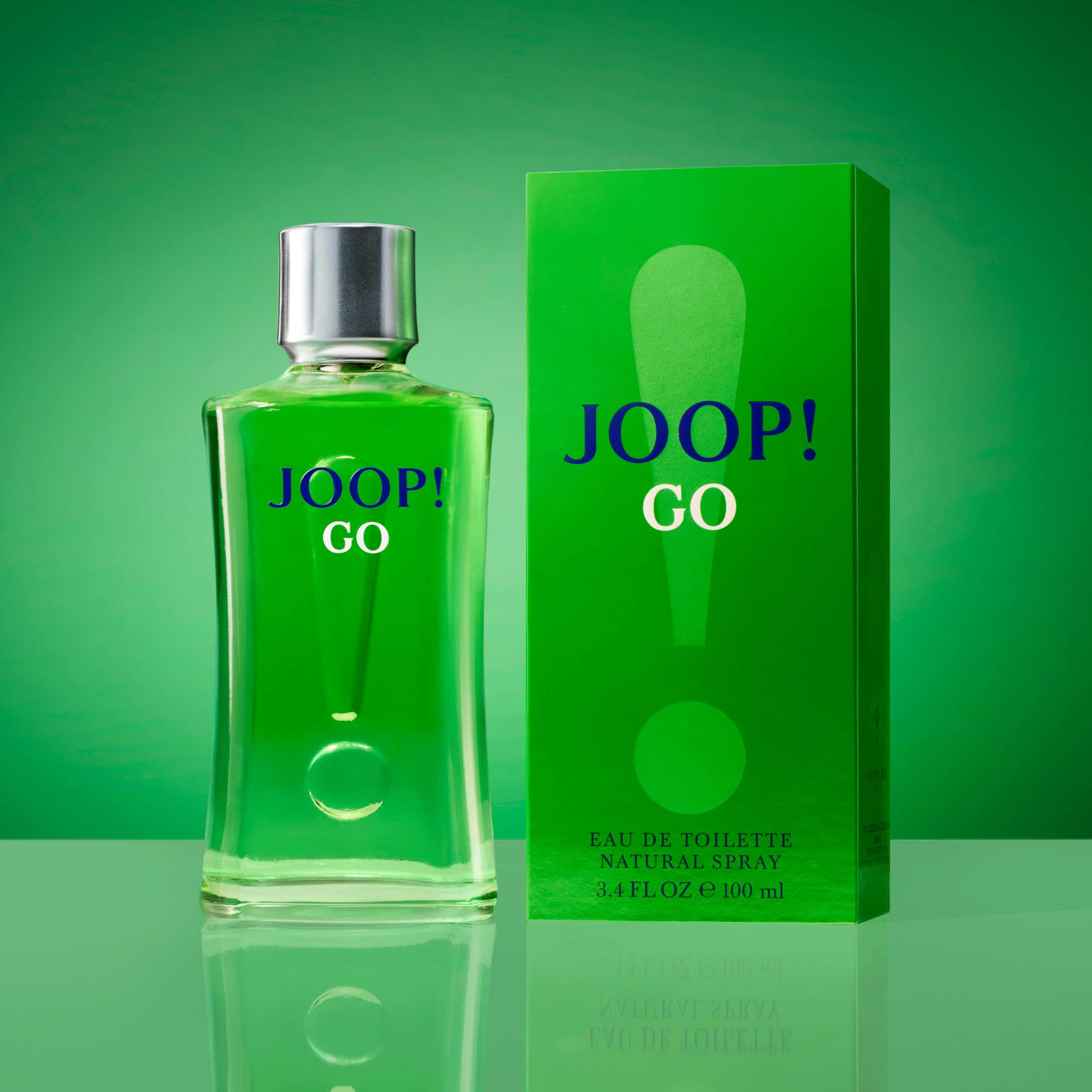 Joop! GO Eau de Toilette β Woody Men's Cologne β With Notes of Rhubarb, Cyp