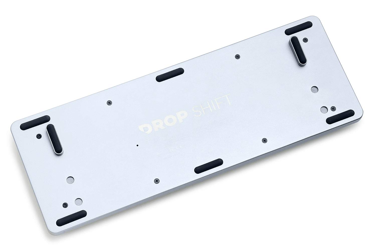 DROP Shift Mechanical Gaming Keyboard — Full-Size 1800 Layout (99 Key), Hotswap Switches, Programmable, Backlit RGB, USB-C, Doubleshot PBT Keycaps, Aluminum, Linear (Gray, Kaihua Speed Silver)