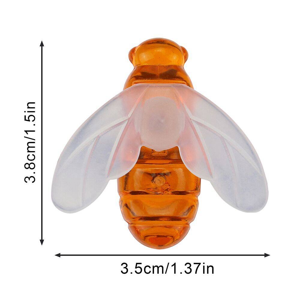 ER CHEN Solar Powered String Lights, 30 Cute Honeybee LED Lights, 15FT 8 Modes Starry Lights, Waterproof Fairy Decorative Lights for Outdoor, Wedding, Homes, Gardens, Patio, Party etc (Warm White)
