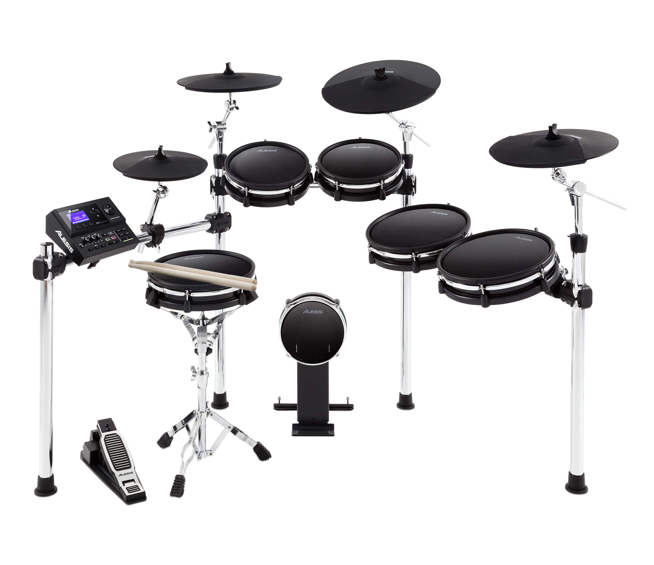 Alesis Strike Pro Special Edition β Electric Drum Set with Full-Sized Kick Drum, Hybrid Wood-Shell Toms and Snare, 4 Cymbals, Hi-Hat and 45000 Samples
