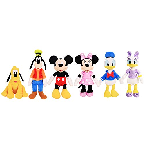 Disney Junior Mickey Mouse Small Plushie Donald Duck Stuffed Animal, Kids Toys for Ages 2 Up by Just Play