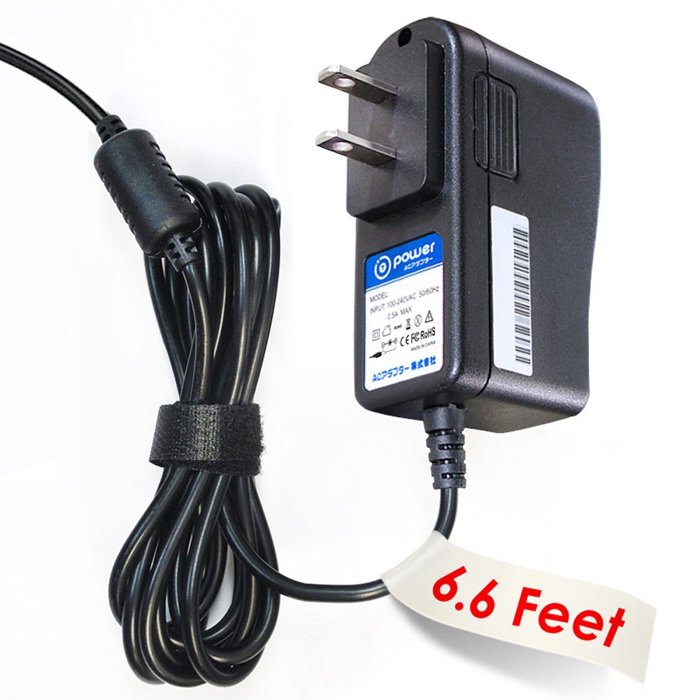 T-Power 6.6ft AC Adapter Compatible with PANASONIC Portable Mobile DVD PLAYER CGR-H703 DVD-LS80 LS82 DVD-LS85 LS86 LS90 LS-91 LS93 DVD-LS91 DVD-LS92 PQLV210 KXTG210S KX-TS4100 TS4100B RFEA213W LS855