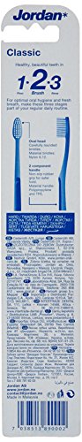 Jordan - Classic Hard toothbrushes, 2 Pieces