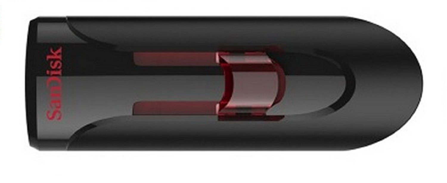 SanDisk Glide 3.0 CZ600 USB Flash Drive High Performance (SDCZ600)- Bundle with (1) Everything But Stromboli Lanyard (128GB)