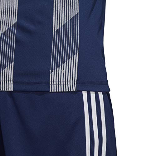 adidas unisex-youth Striped 19 Jersey Dark Blue/White X-Large
