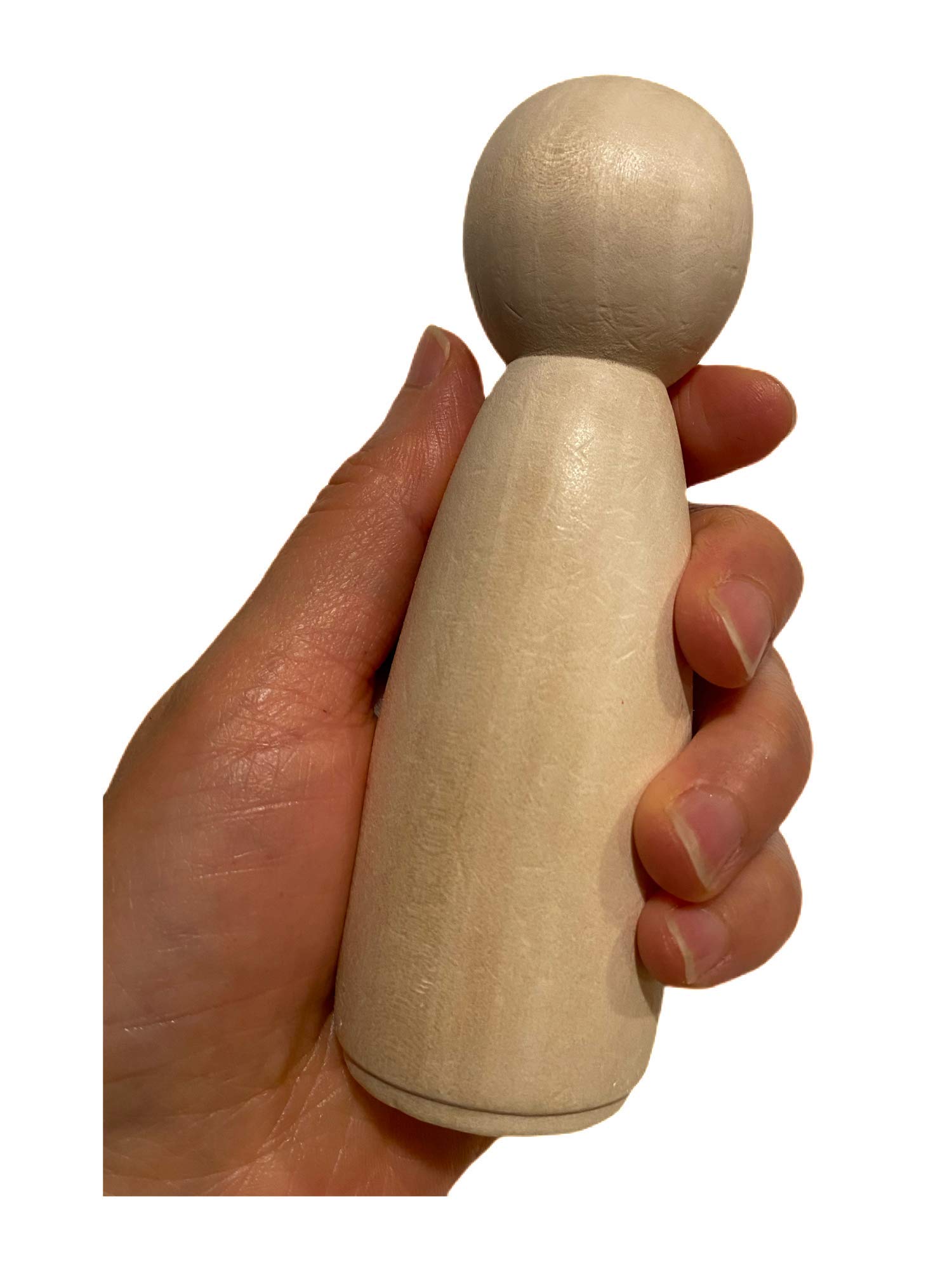 Ellipticus Valley Giant 4-1116 Wood peg Doll, 6 peg People Family, Perfect Size for Artist, Kids, Students Crafting, Gift