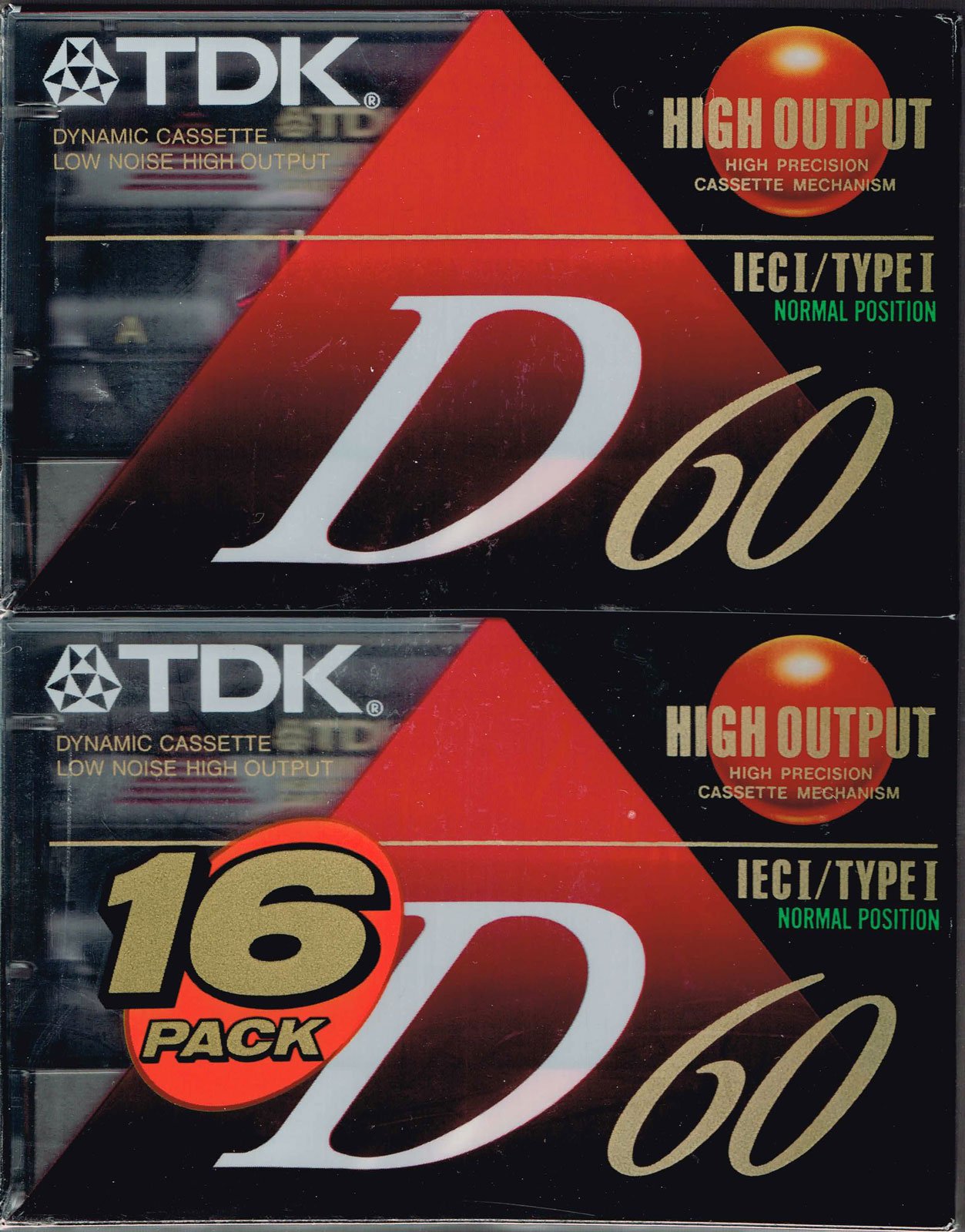 TDK D60 ICE I/Type I Normal Position High Output Audio Cassette Tape