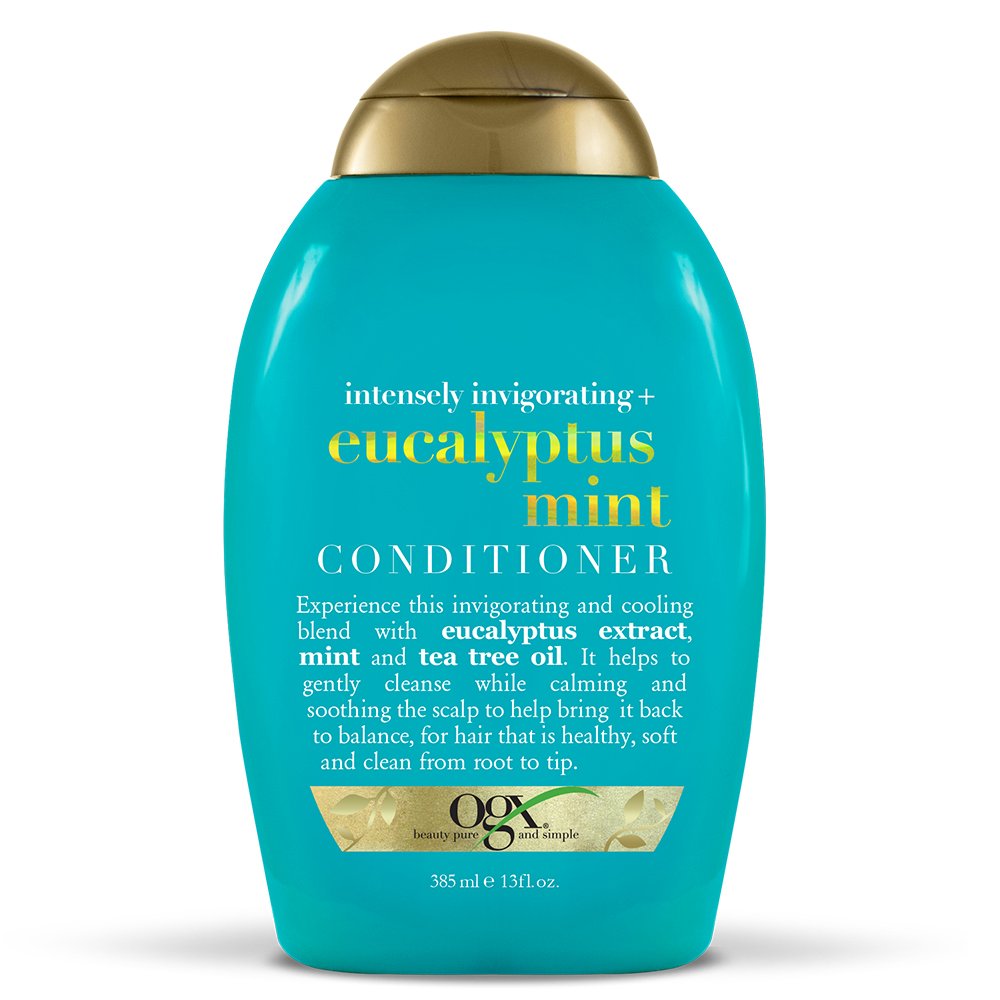 OGX Intensely Invigorating + Eucalyptus Mint Conditioner, 13 Ounce