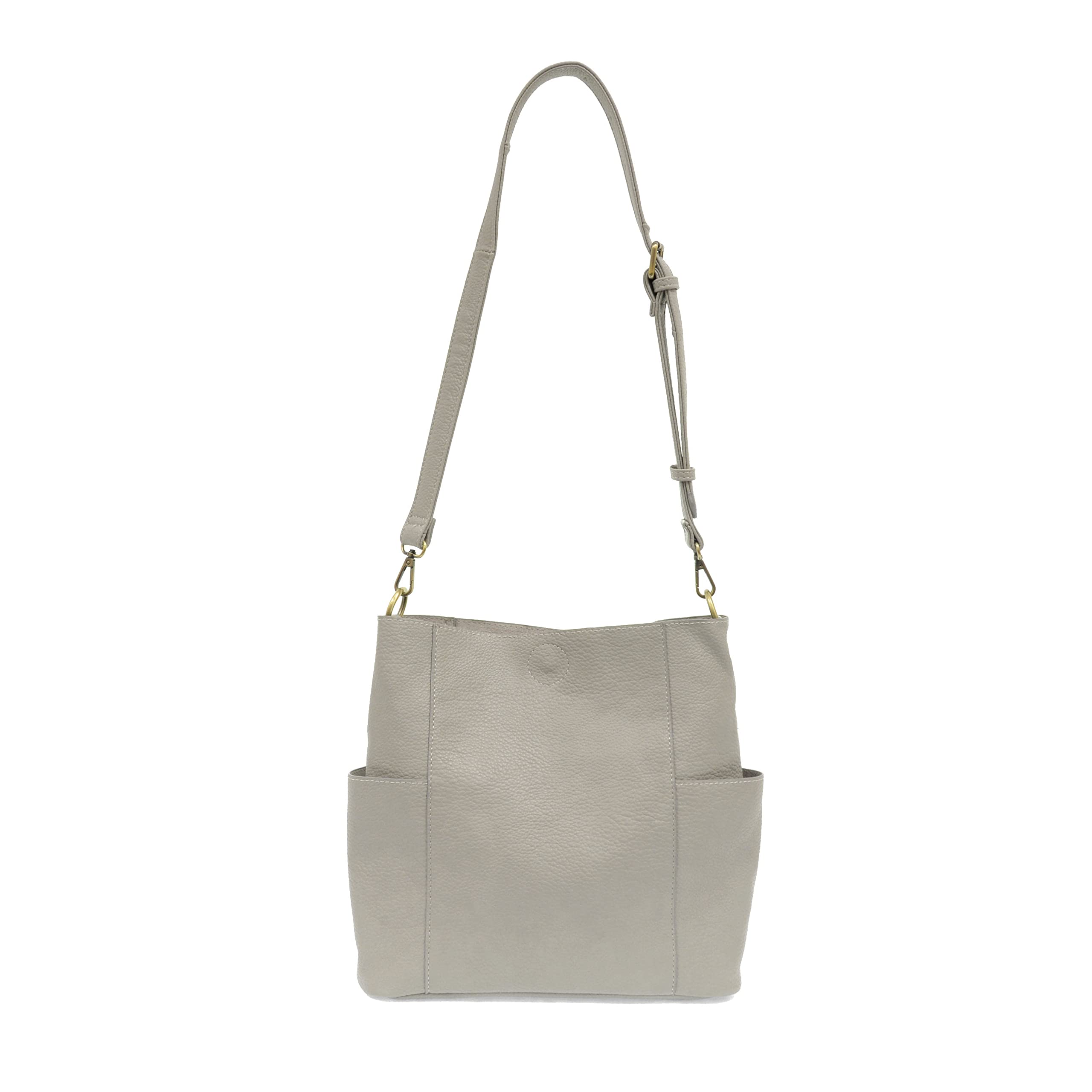 Joy Susan Women's Kayleigh Side Pocket Bucket Bag - Classic Grey