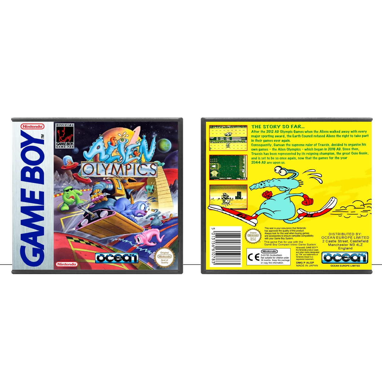Alien Olympics 2044 AD | (GB) Game Boy - Game Case Only - No Game