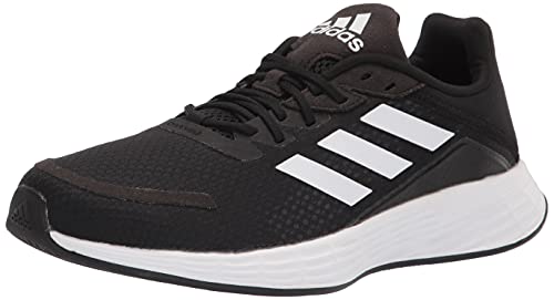 adidas Men's Duramo SL Trail Running Shoe, Black/White/Black, 11