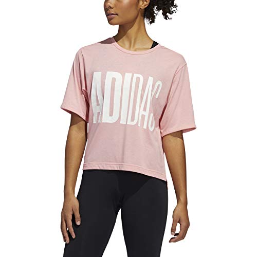 adidas Women's Universal Tee 1 Glory Pink 4X