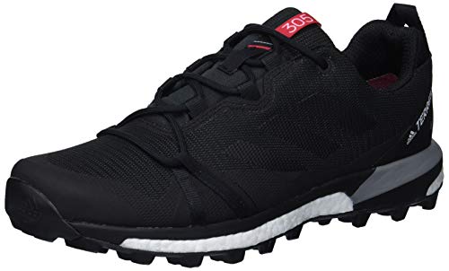 adidas Women's Terrex Skychaser Light Gortex Hiking Boot, Carbon/Black/Pink, 11 M US